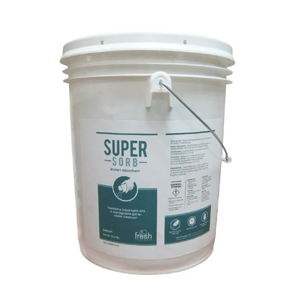 Super-Sorb Instant Absorbent (5 gal pail) - Vacuum Specialists